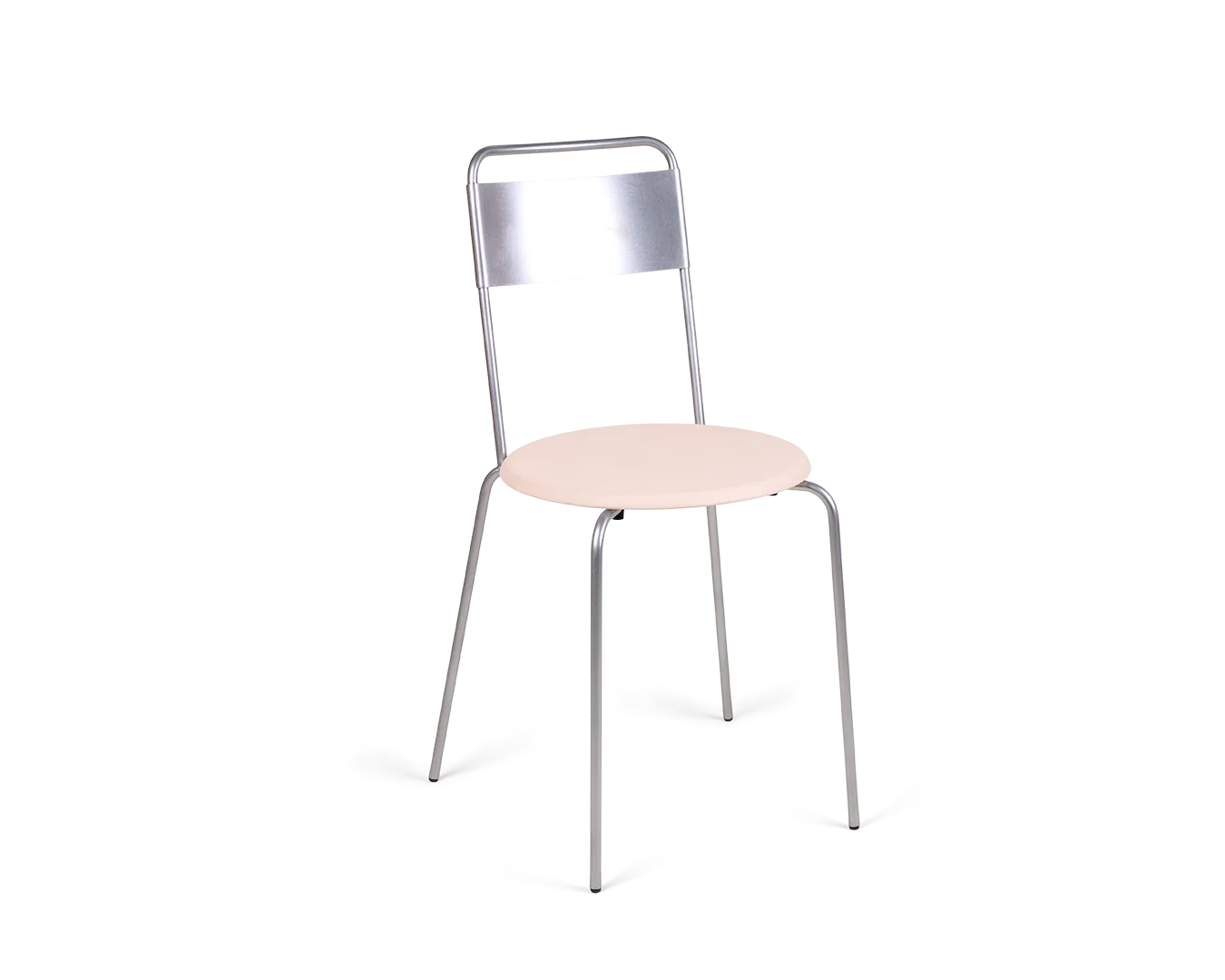 Petit Rond Chair | Stainless Steel / Natural Leather – FRAMA