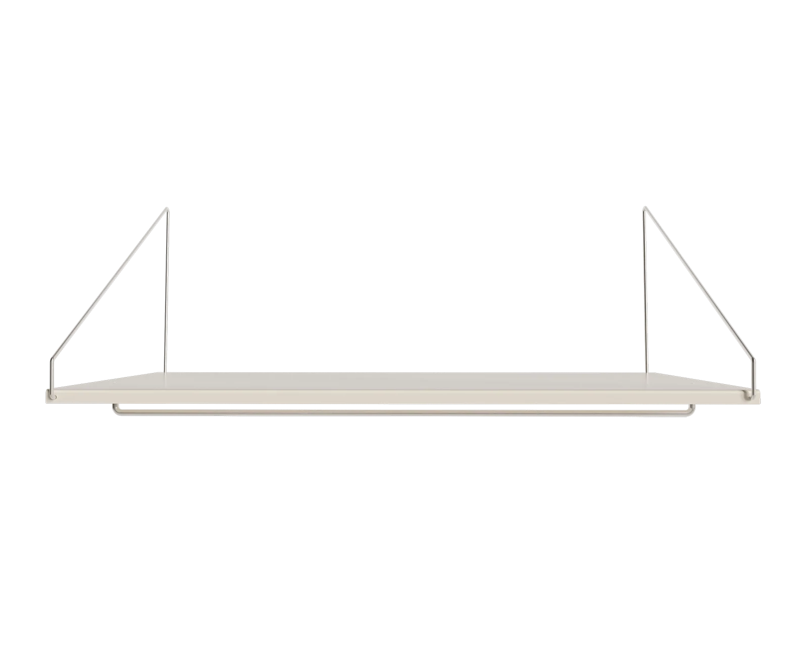 Library Hanger Shelf | Warm White Steel | D40 / W80 – FRAMA