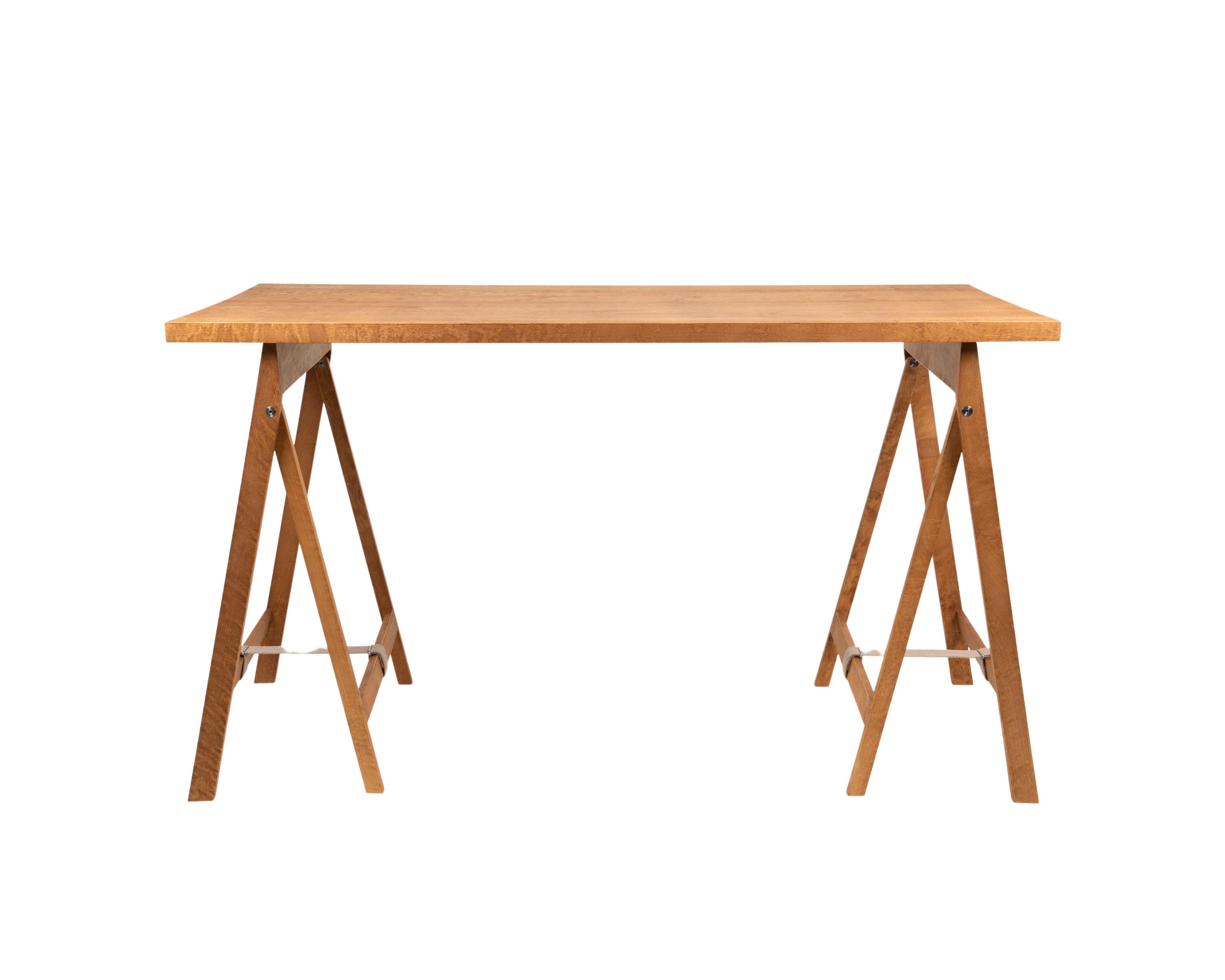 Folding Flat Trestle Table | Warm Brown Birch I FRAMA
