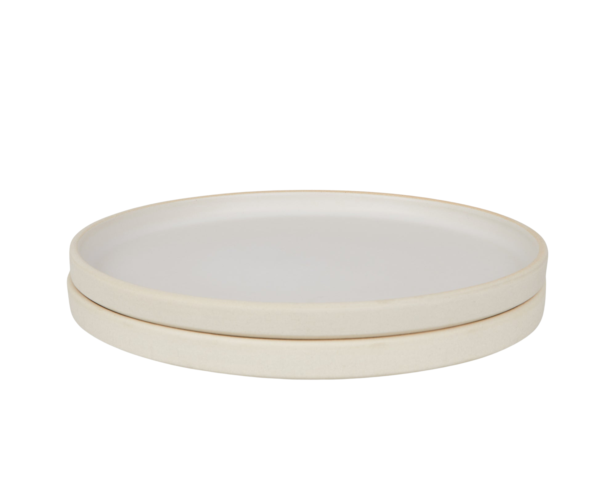 Otto Ceramic Plate Set of Two | Natural | Large – FRAMA