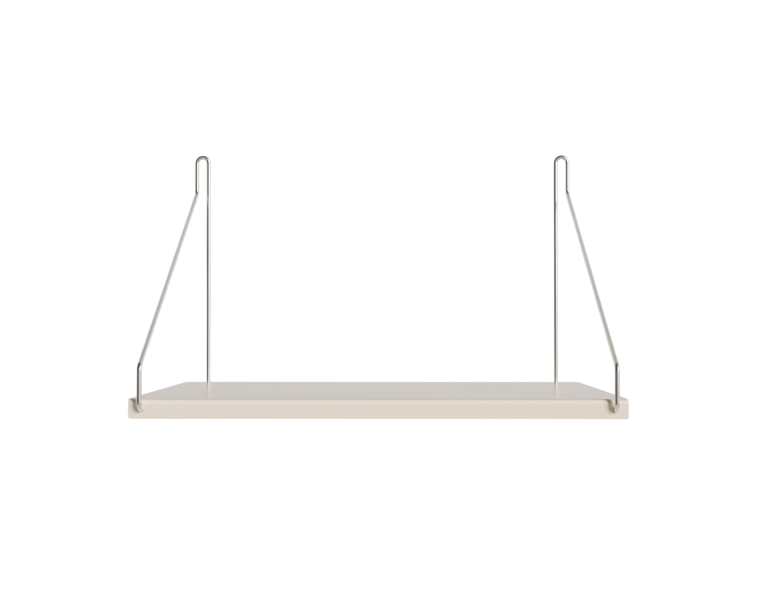 Single Shelf | Warm White Steel | D27 / W40 – FRAMA