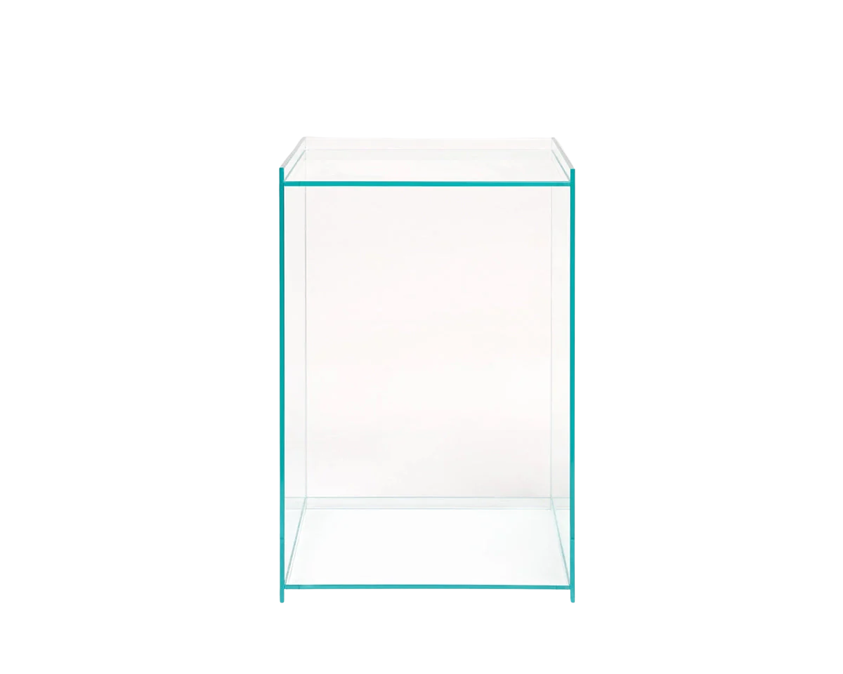 Rivet Box Table | Glass – FRAMA